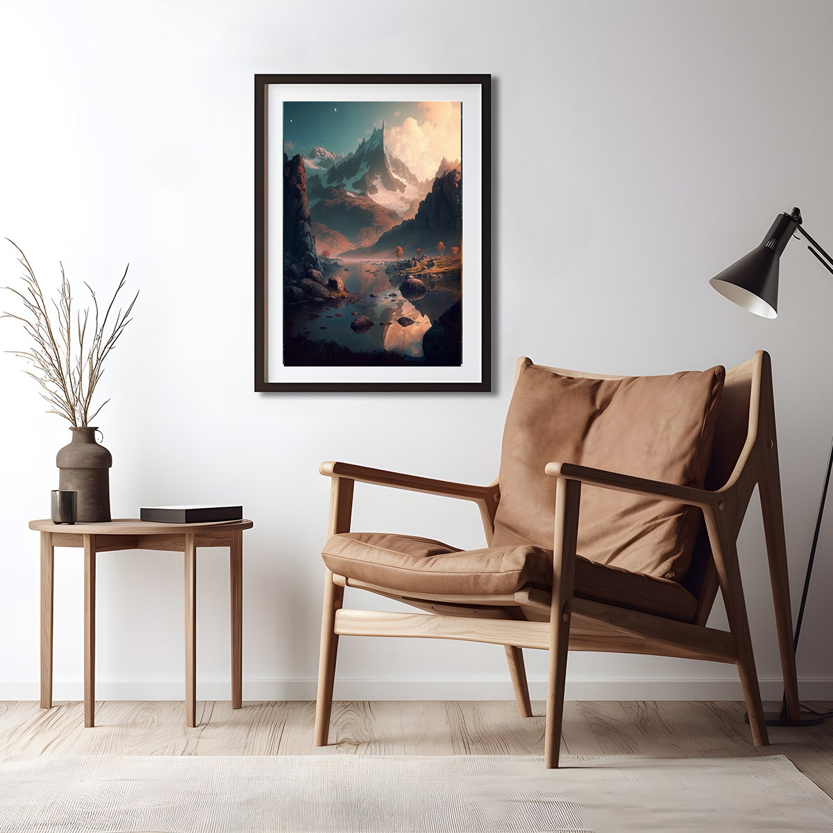 Epic Fantasy Landscape Poster - Vikingviews